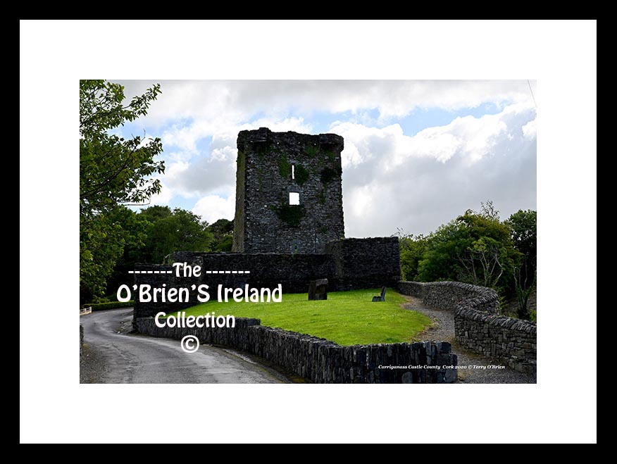 Carriganass Castle ~ was built around 1541 by Dermot O'Sullivan Beare ...