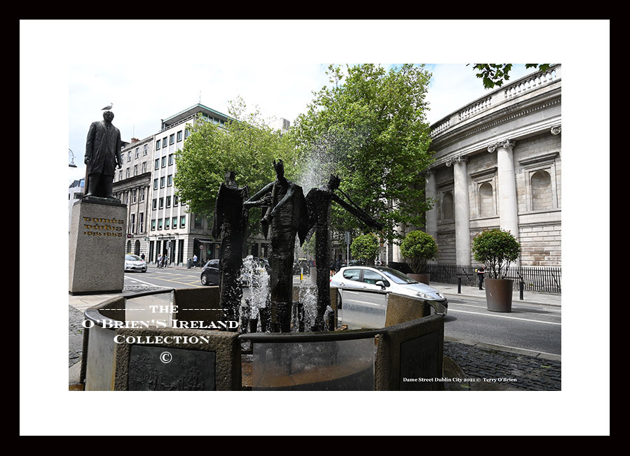 Dublin City ~ Henry Grattan Statue and the Thomas Davis Statue ...