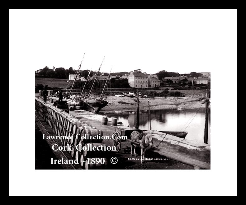 Schull ~ Pier ~ "Salted Herrings in Barrels" ~ Co Cork .... C637B ...